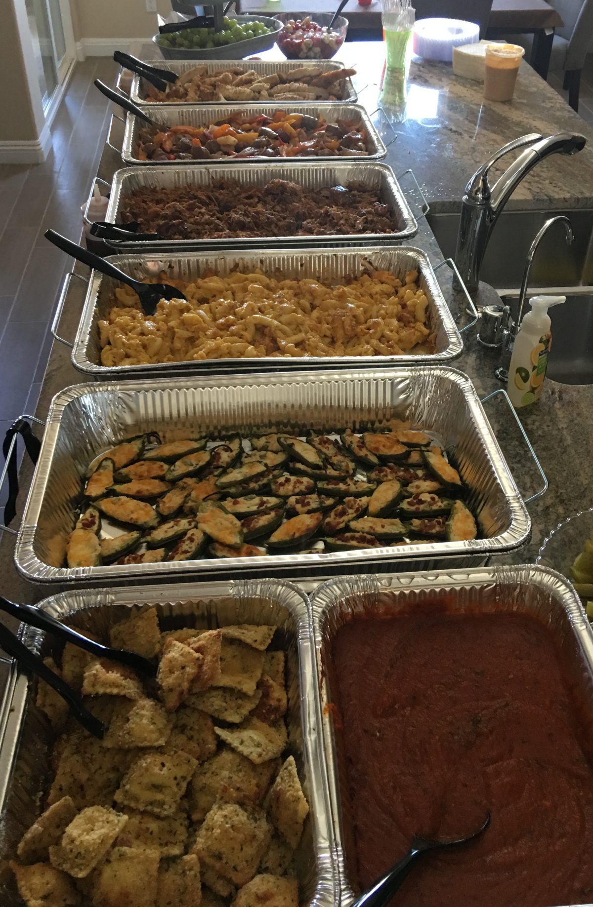 Catering Drop Off Service – Private Home – Kiss the Cook Catering of ...