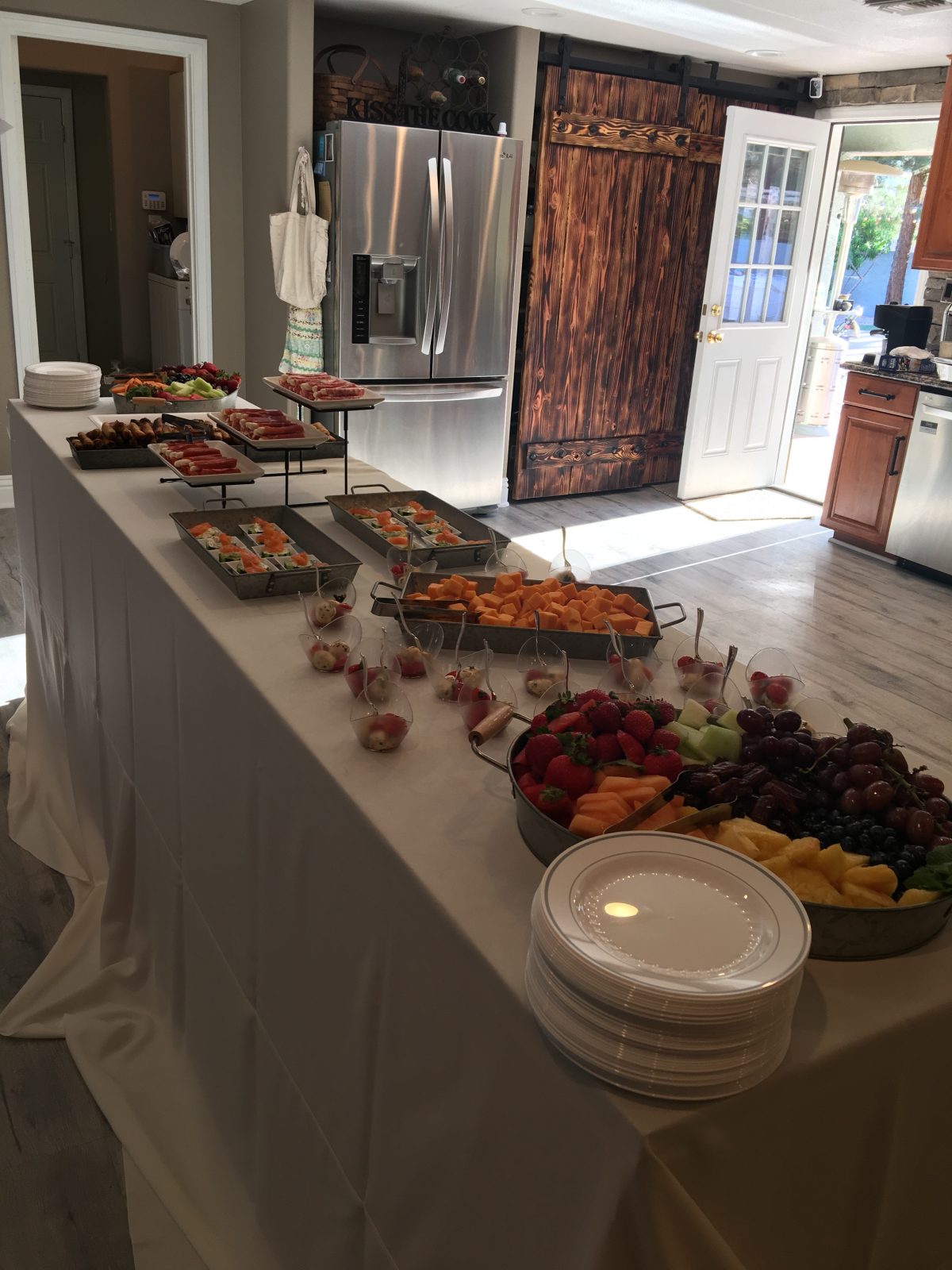 Catered Appetizers for a Private House Party – Kiss the Cook Catering ...